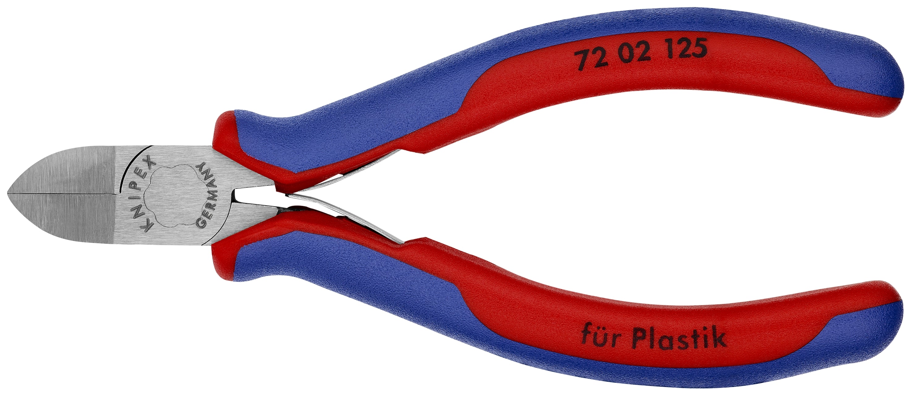 Knipex 72 02 125 KN | Diagonal Flush Cutter for Plastics, Multi-Component | Palmac Tool Company ...