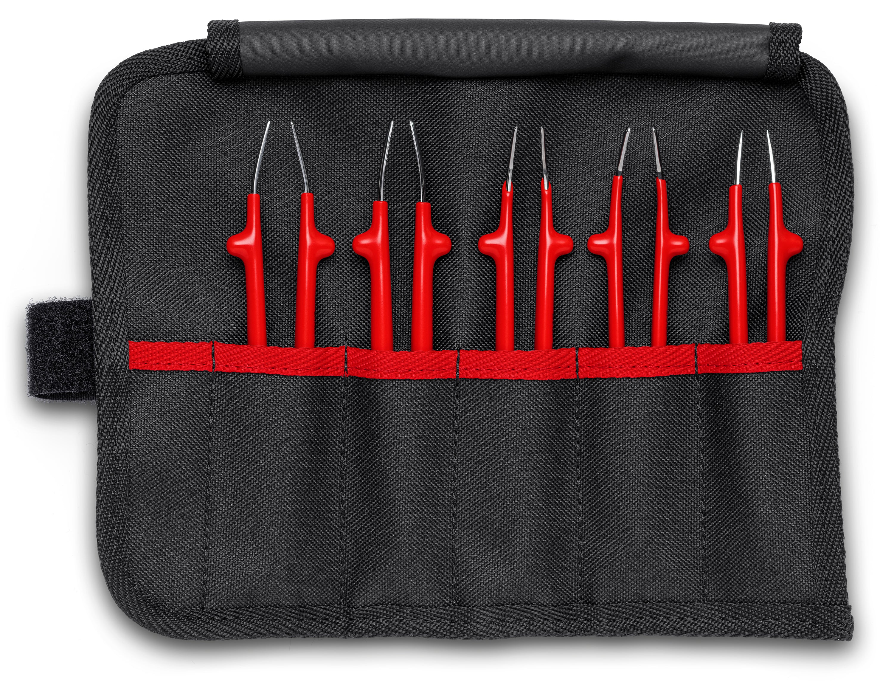 Knipex 92 00 04 KN | 5 Pc Universal Tweezers Set in Tool Roll, 1000V | Palmac Tool Company ...