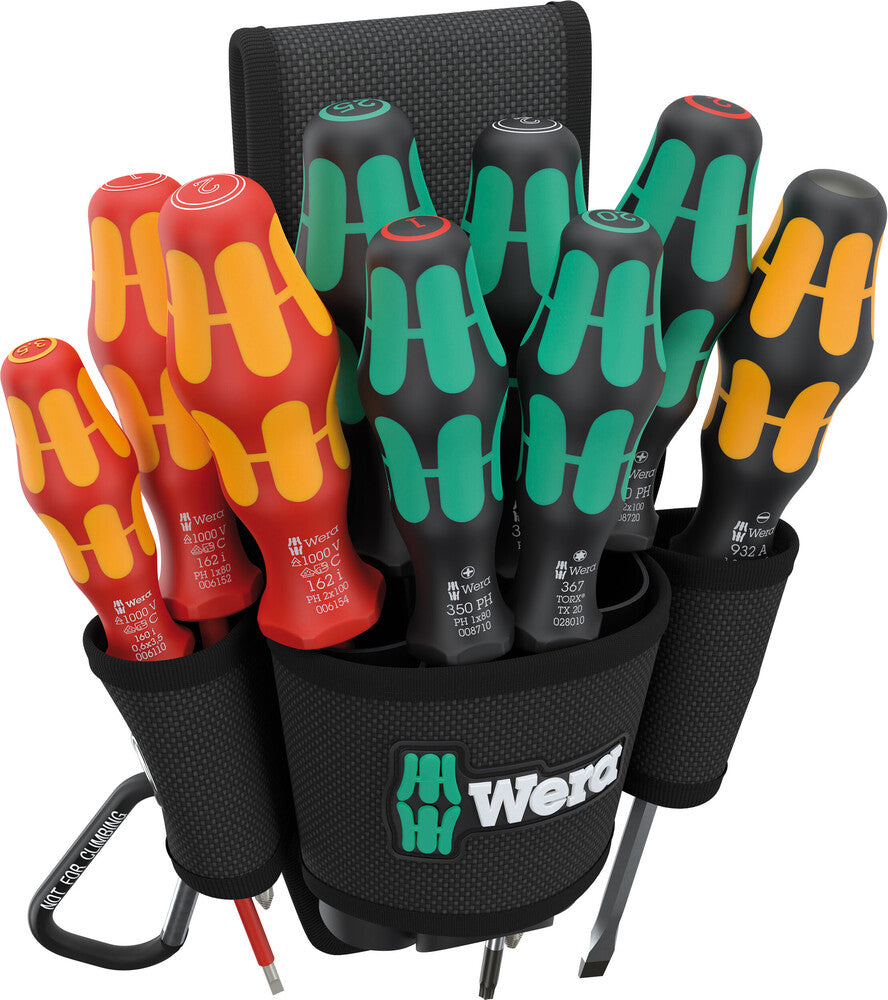 WERA 9620 Belt holster Set 1, 10 pieces - 05136032001 – Palmac Tools