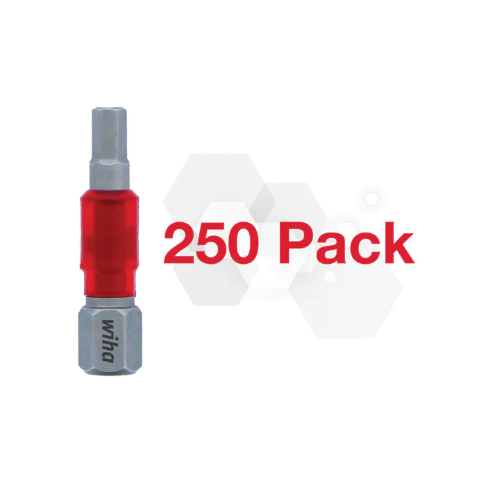 Wiha 76552, Impact Power Bit Hex 4.0mm - 250 Pk. | Palmac Tool Company – Palmac Tools