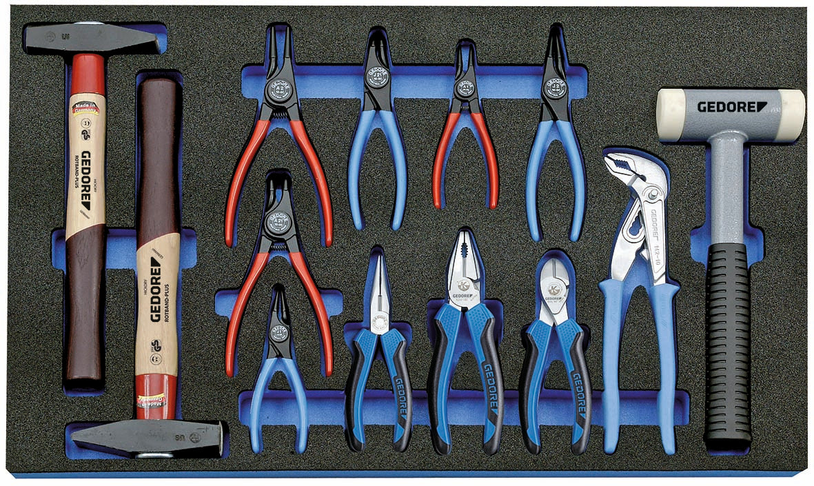 Gedore 2016303, Tool set in 4/4 CT tool module, 13 pcs | Palmac Tool Company – Palmac Tools