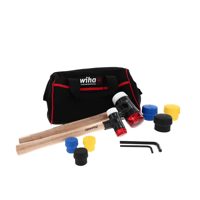 Wiha 83290, Split Head Mallet 14Pc Set in Tool Box | Palmac Tool Company – Palmac Tools