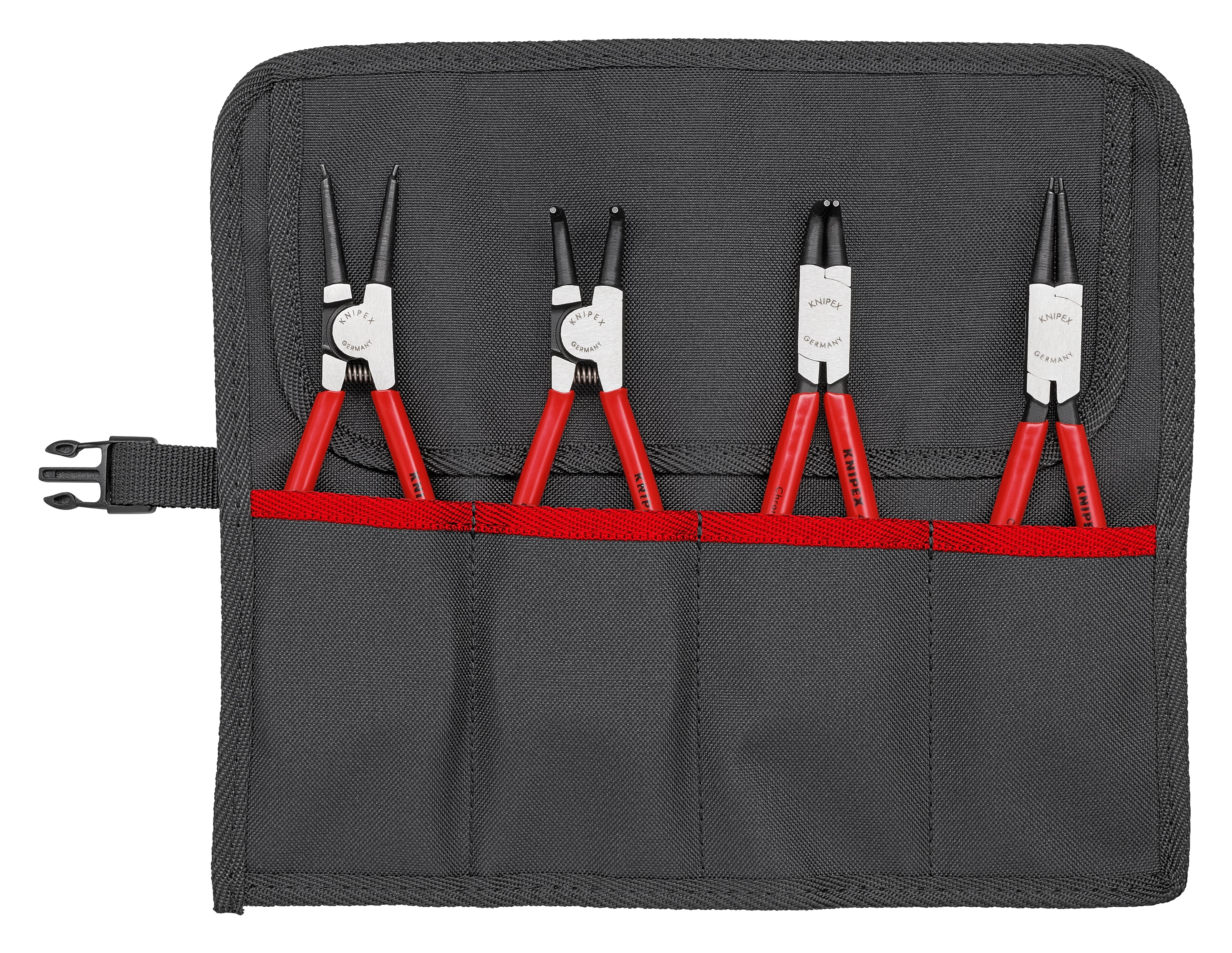 Knipex 00 19 56 KN | 4 Pc Circlip Pliers Set In Tool Roll | Palmac Tool Company – Palmac Tools