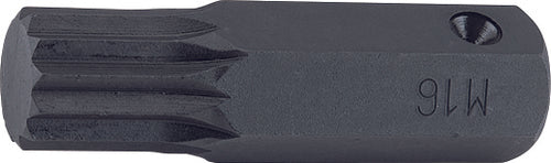Ko-ken Tools 16mm Hex Dr. Bit XZN M18 Triple Square Length 60mm ...