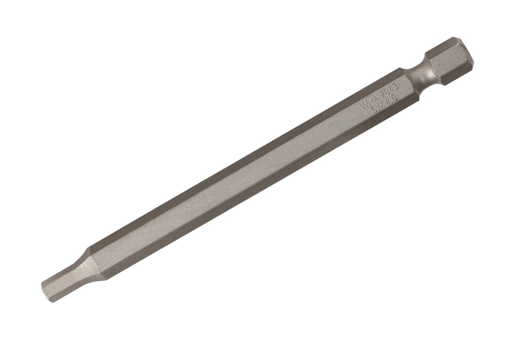Wiha 74334, Hex Metric Power Bit 3.0 x 90mm | Palmac Tool Company ...