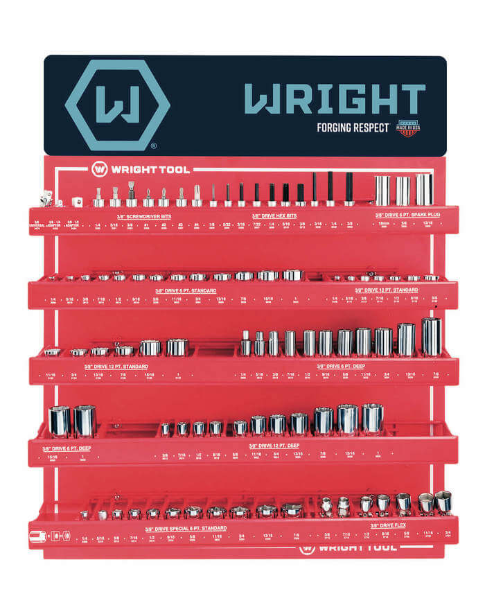 Wright Tool Set of 91 3/8 in Drive Polished Socket - D984 – Palmac Tools