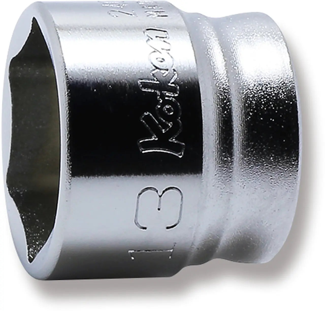 Ko-ken Tools 1/4 Sq. Dr. Z-Series 6 point chrome Metric Socket 13mm ...