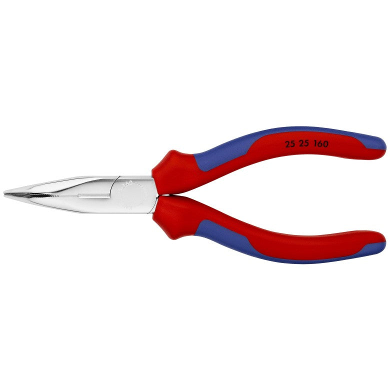Knipex 45 deg Angled Long Nose Plier with Cutter, 6-1/4 in - KN 25 25 ...