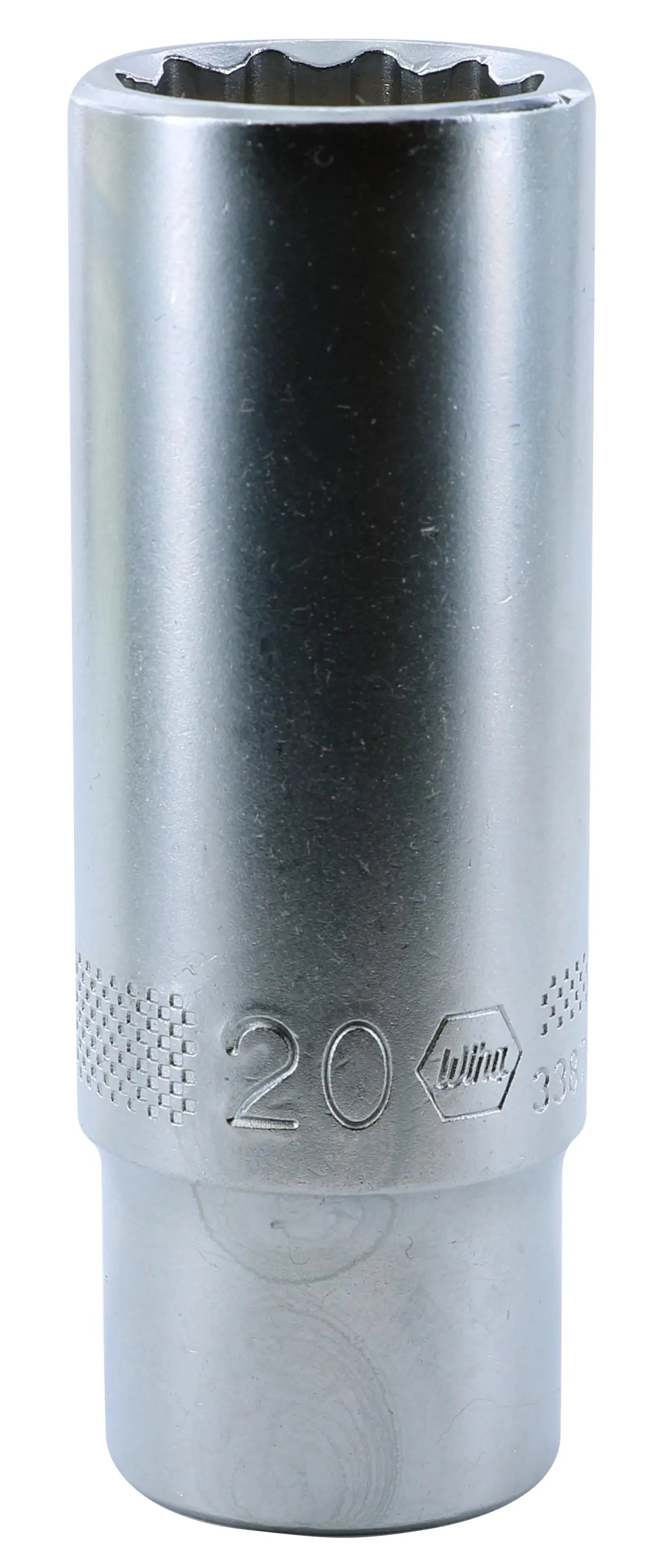 Wiha 33876, 1/2" Drive Deep Socket, 12 Point, 20.0mm | Palmac Tool ...