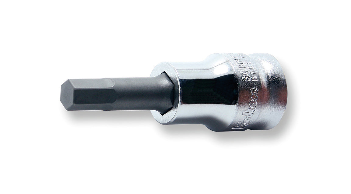 Ko-ken Tools 3/8 Sq. Dr. Bit Socket 7mm 6 point Length 50mm Z-series ...