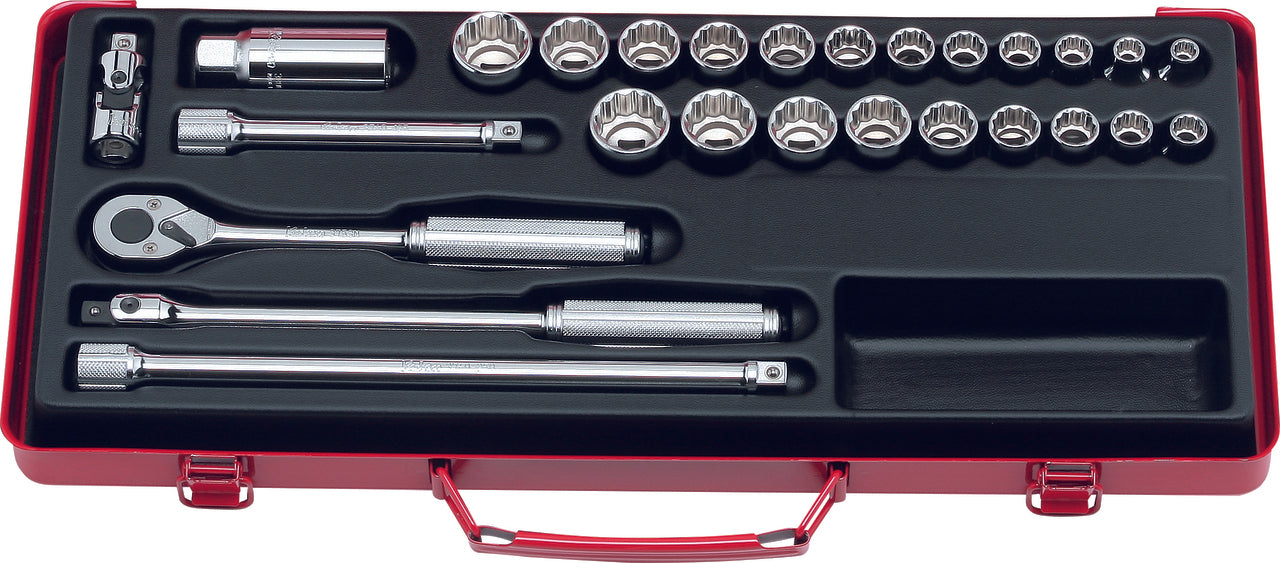 Ko-ken Tools 3/8 Sq. Dr. Socket set 12 point 27 pieces – Palmac Tools
