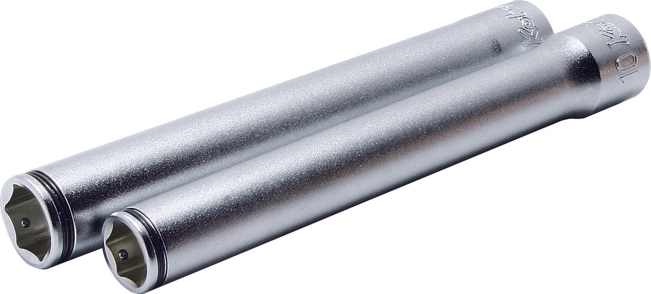 Ko-ken Tools 3/8 Sq. Dr. Extra Deep NUT GRIPÂ® Socket Set 10 and 12mm ...