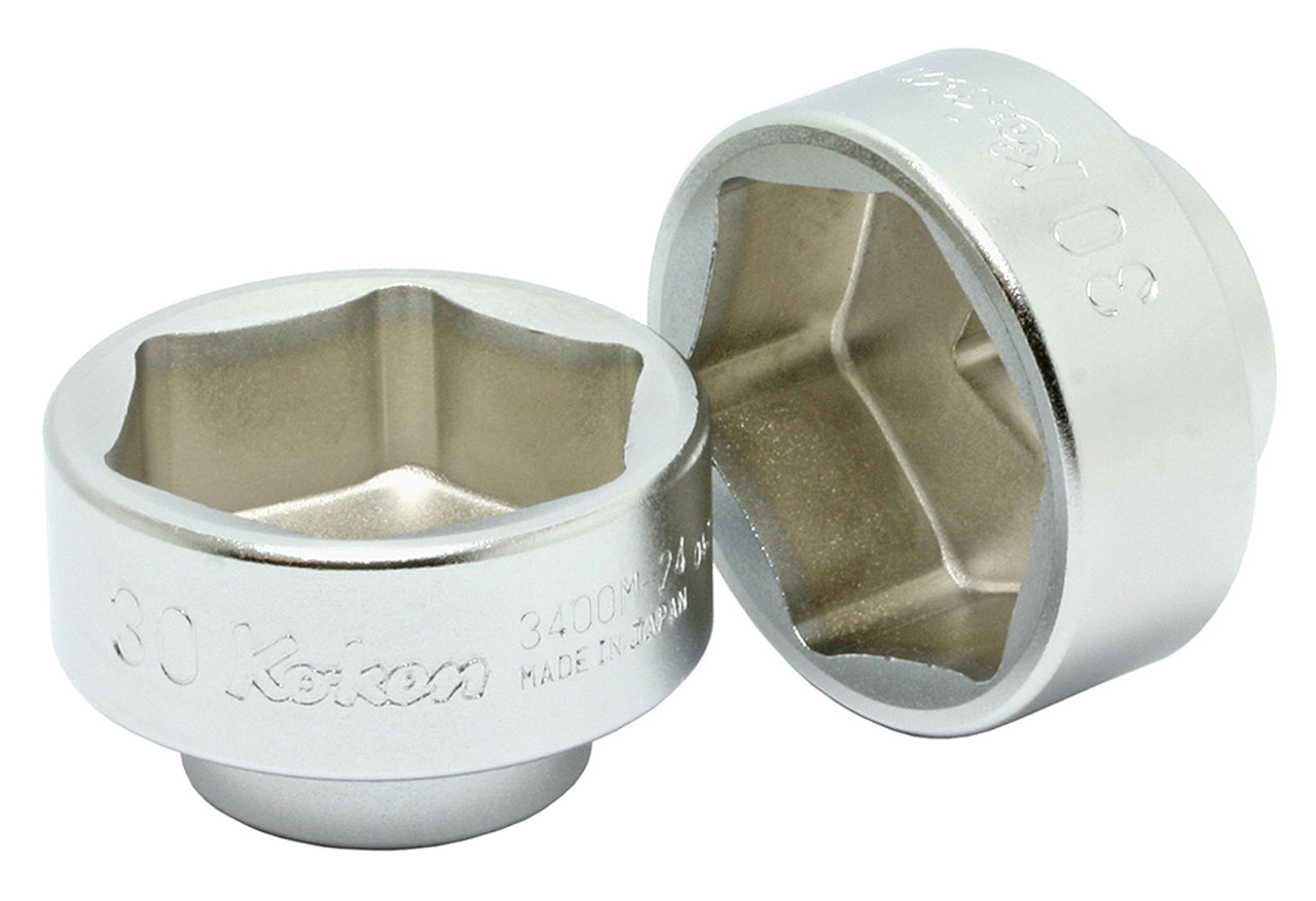 Ko-ken Tools 3/8 Sq. Dr. Socket 27mm 6 point Length 24mm – Palmac Tools