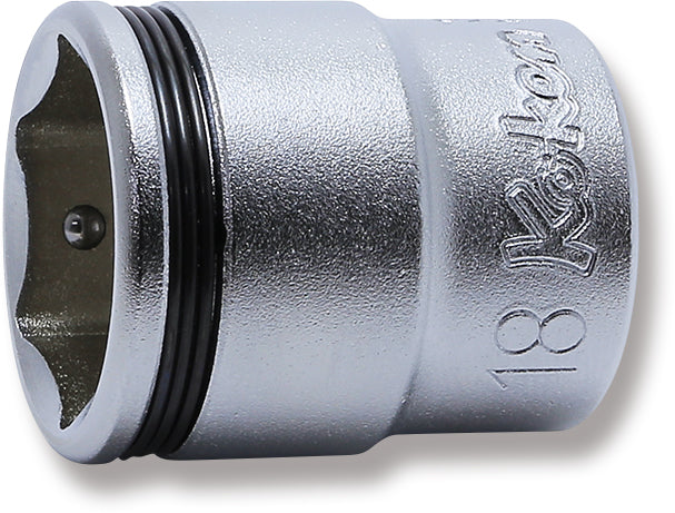 Ko-ken Tools 3/8 Sq. Dr. Socket 18mm Nut Grip Length 29mm – Palmac Tools