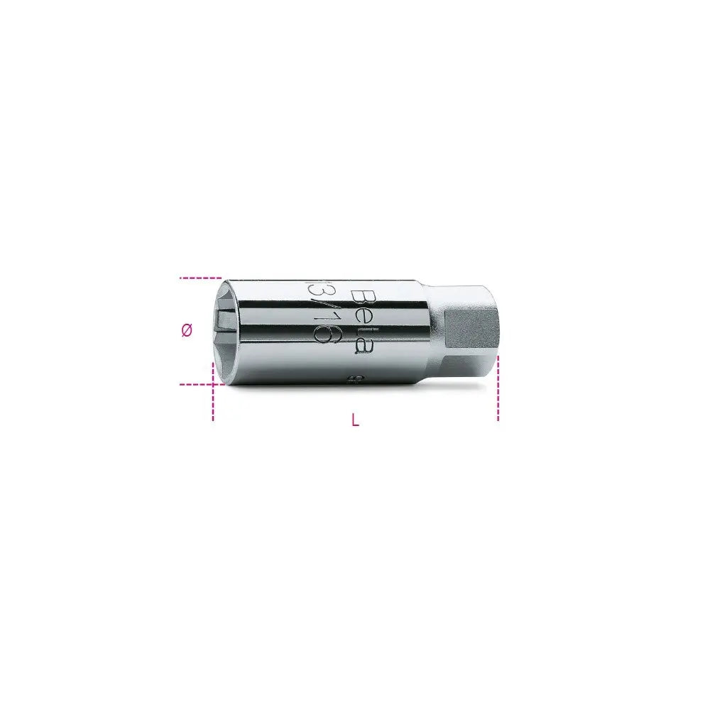 Beta Tools 20.8mm Spark Plug Socket - 9560022 – Palmac Tools