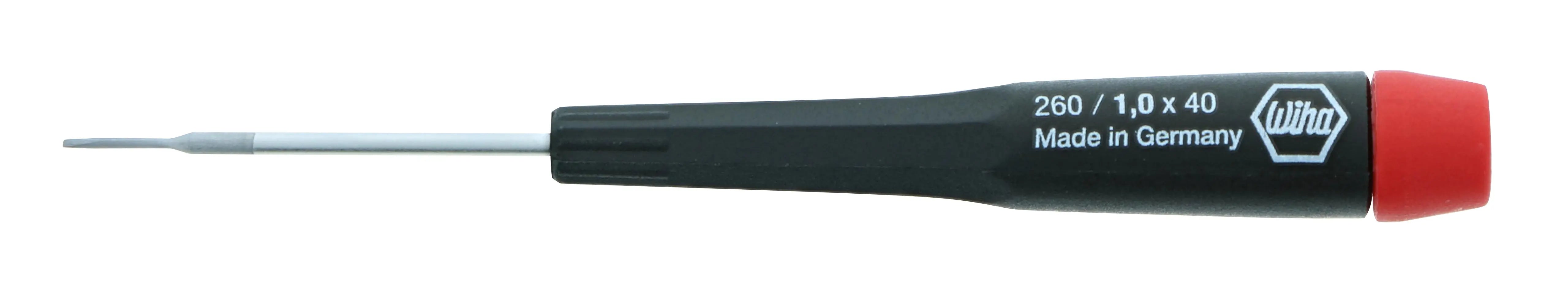 Wiha 26010, Precision Slotted Screwdriver 1.0mm | Palmac Tool Company ...