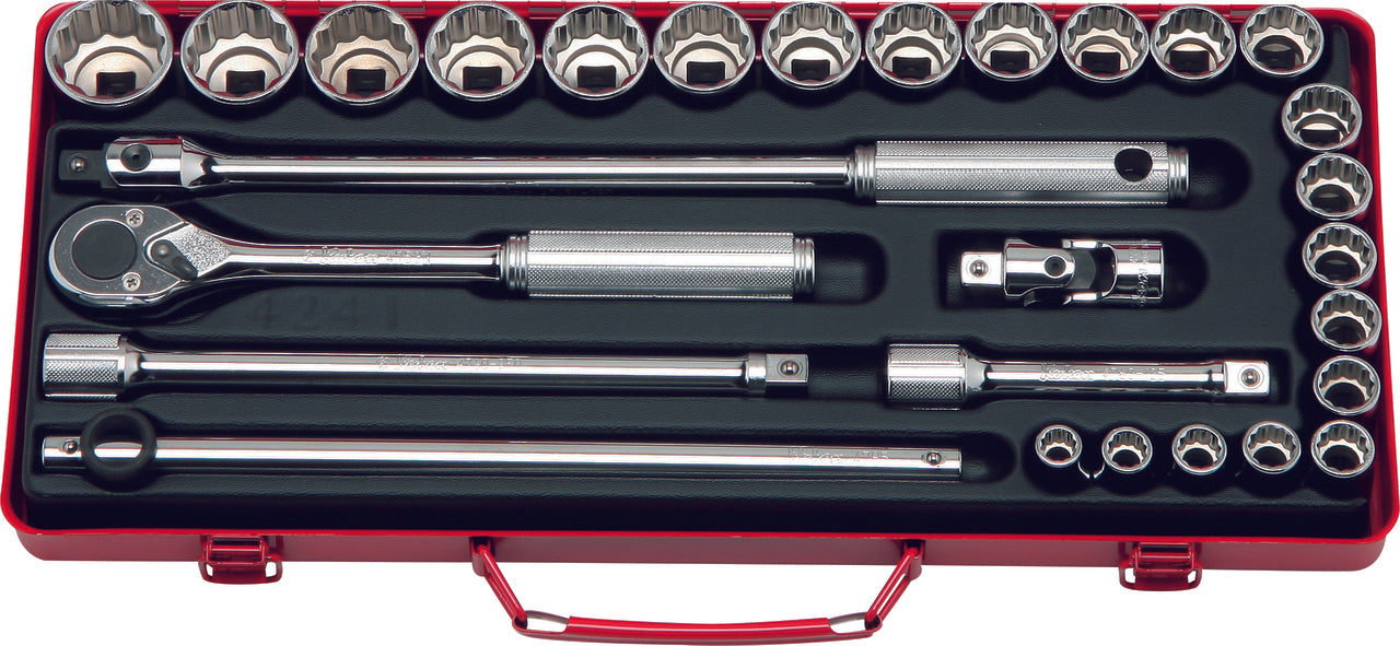 Ko-ken Tools 1/2 Sq. Dr. 19 Piece 12-Point SAE Socket set 3/8-1.1/4" – Palmac Tools
