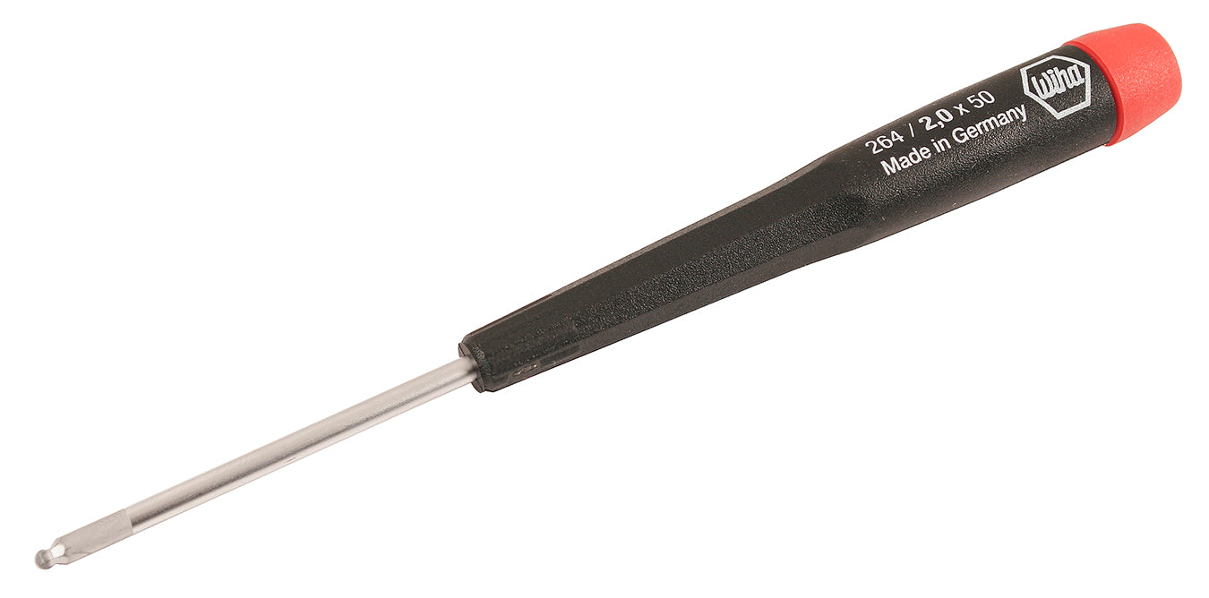 Wiha 26420, Precision Ball End Hex Screwdriver 2.0mm | Palmac Tool ...