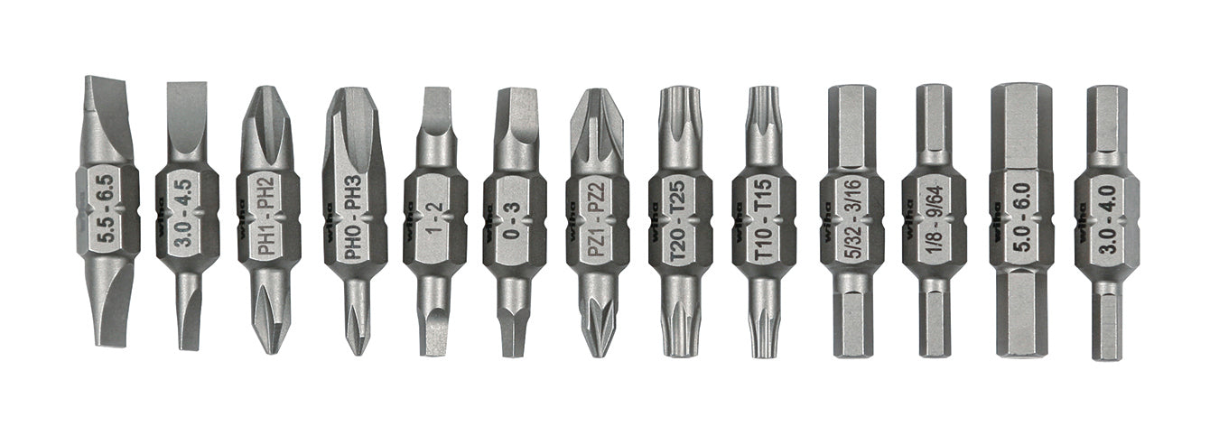 Wiha Set of 13 Reload Bits for 26-in-1 Ultra Driver - 77780 – Palmac Tools
