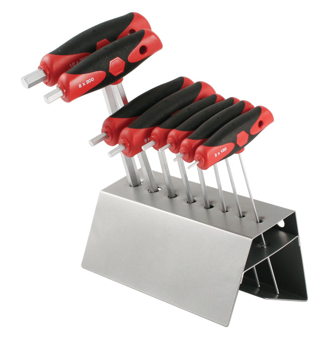 Wiha 54092, Soft Grip Dual Drive T-Handle 8 Pc. Set | Palmac Tool ...