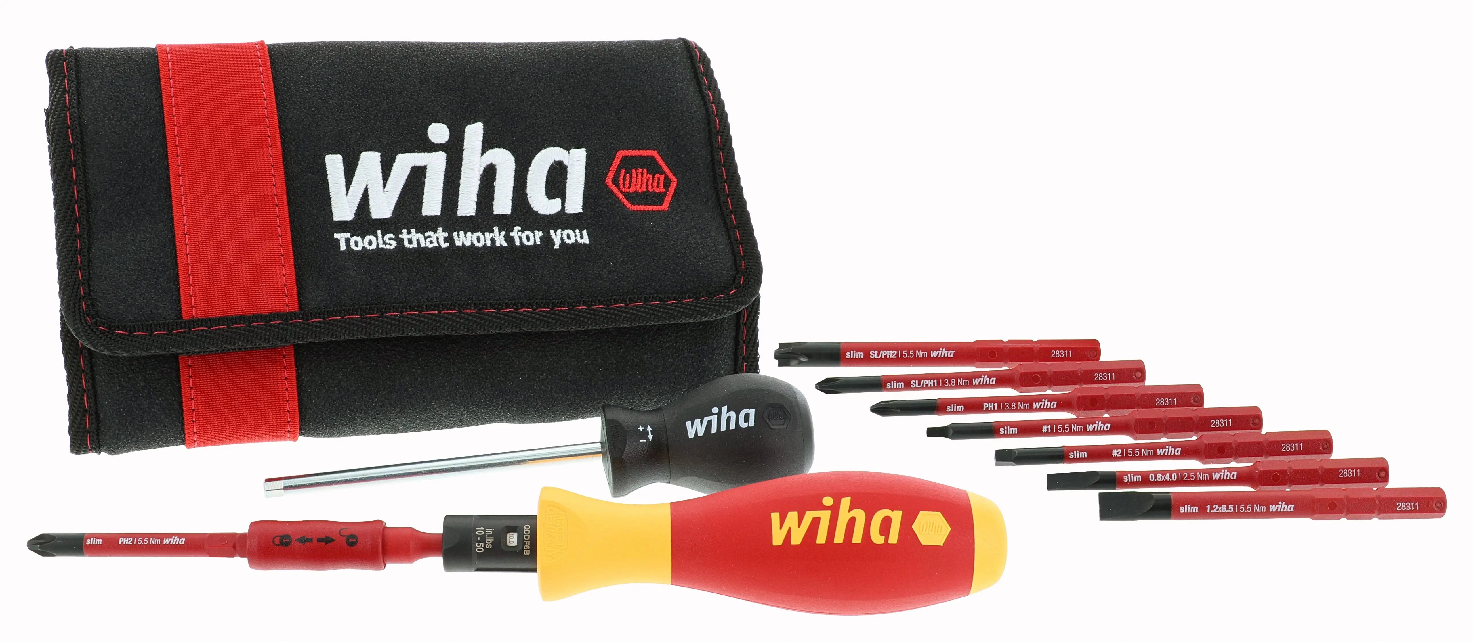 Wiha 28789, 11 Pc Insulated SlimLine Torque Control Set | Palmac Tool ...