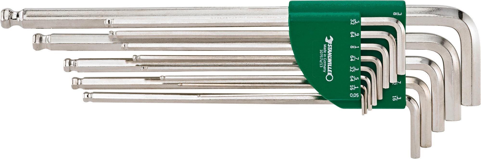 Stahlwille BALL ENDED HEXAGON KEY WRENCH SET - 96435700 Hex Key Set ...