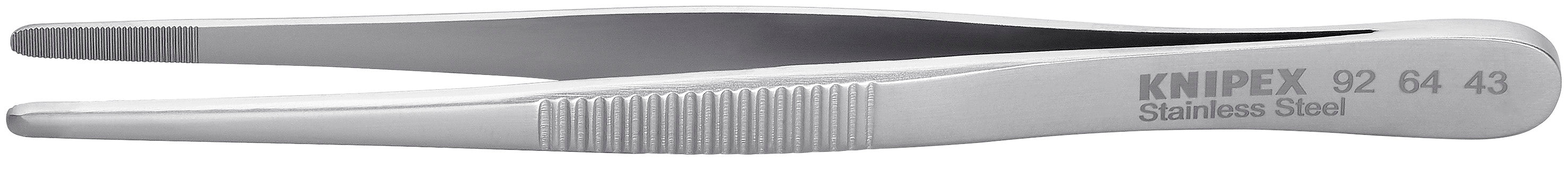 Knipex 92 64 43 KN | Stainless Steel Gripping Tweezers, Blunt Tips | Palmac Tool Company ...