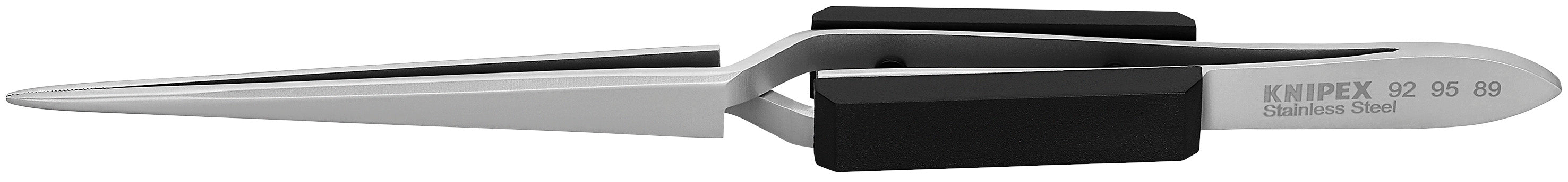 Knipex 92 95 89 KN | Stainless Steel Gripping Cross-Over Tweezers, Blunt Tips | Palmac Tool ...