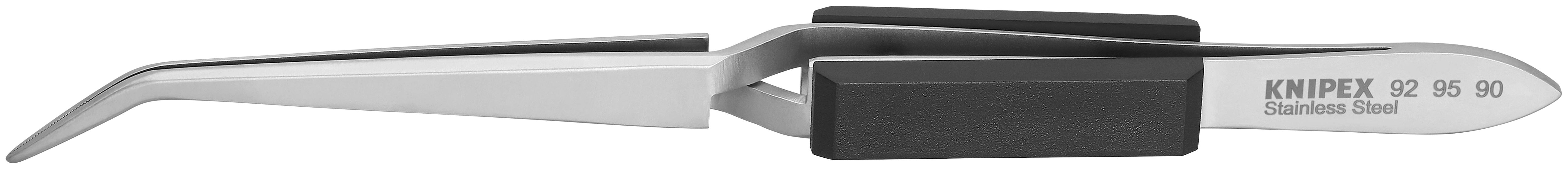 Knipex 92 95 90 KN | Stainless Steel Gripping Cross-Over Tweezers, Blunt Tips | Palmac Tool ...