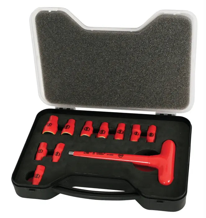 Wiha 31394, Insulated 1/4" Dr. Inch Socket 11Pc. Set | Palmac Tool ...