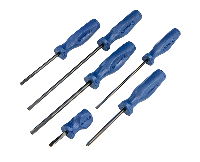 Wright Tool Set of 6 Phillips and Slotted Screwdriver - 9477 – Palmac Tools
