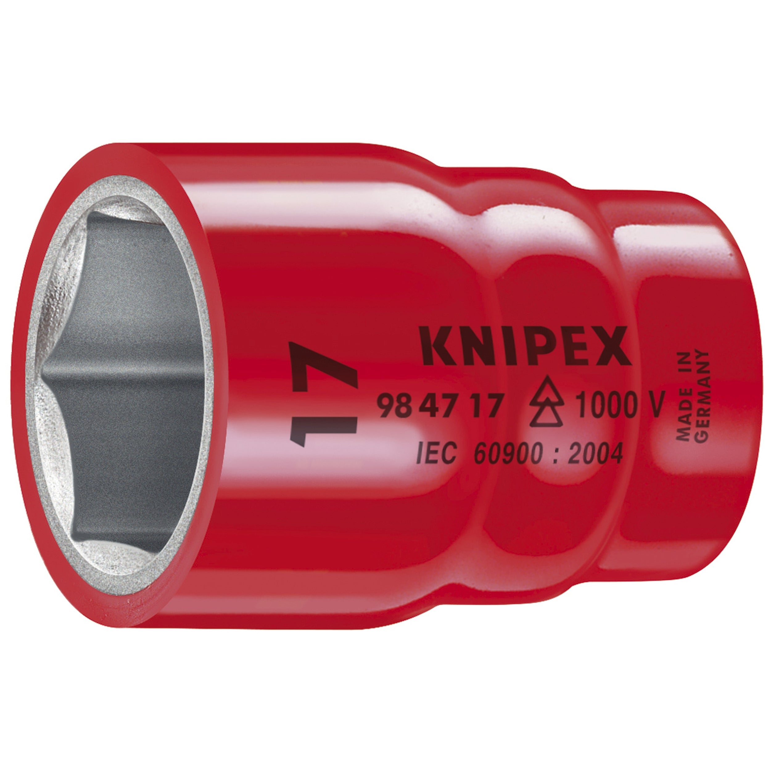Knipex 98 47 17 KN | Hex Socket, 1/2" Drive, 17 mm, 1000V Insulated ...