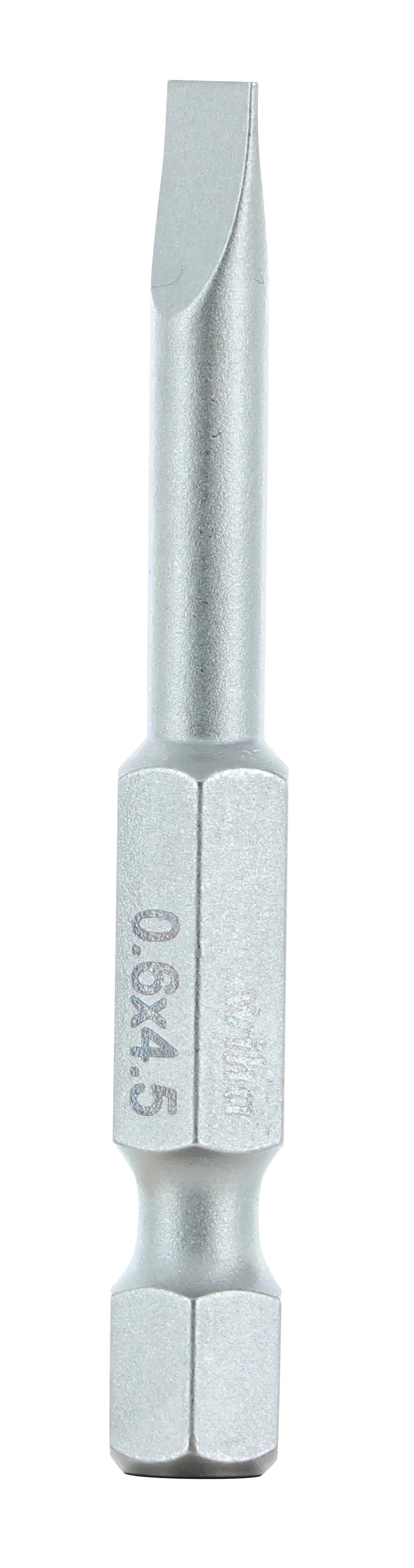 Wiha 74012, Slotted Power Bit 4.5 x 50mm | Palmac Tool Company – Palmac ...
