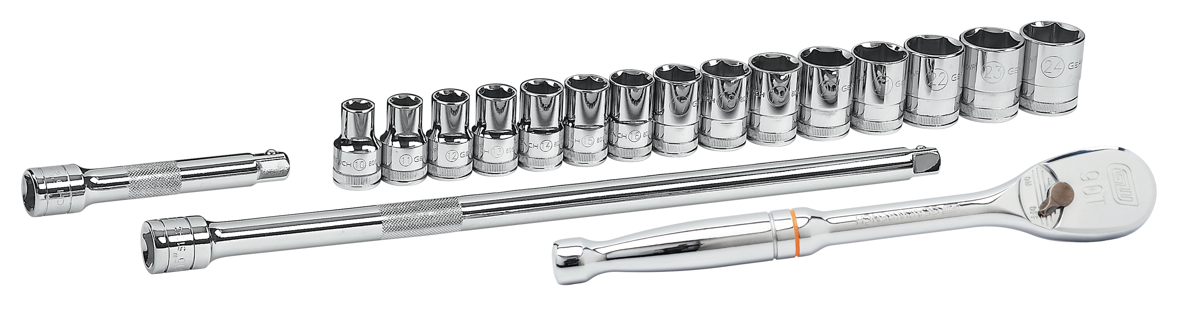 GEARWRENCH SET SKT MET 1/2DR 6PT 18PC 80708 | Palmac Tool Company ...