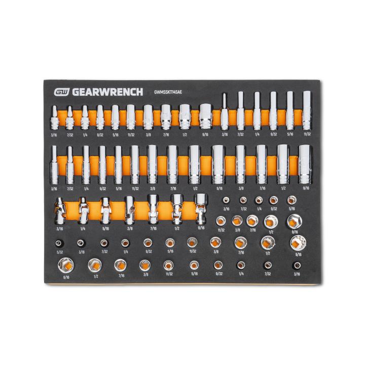GEARWRENCH Set of 68 Master SAE Sockets - GWMSSKT14SAE – Palmac Tools