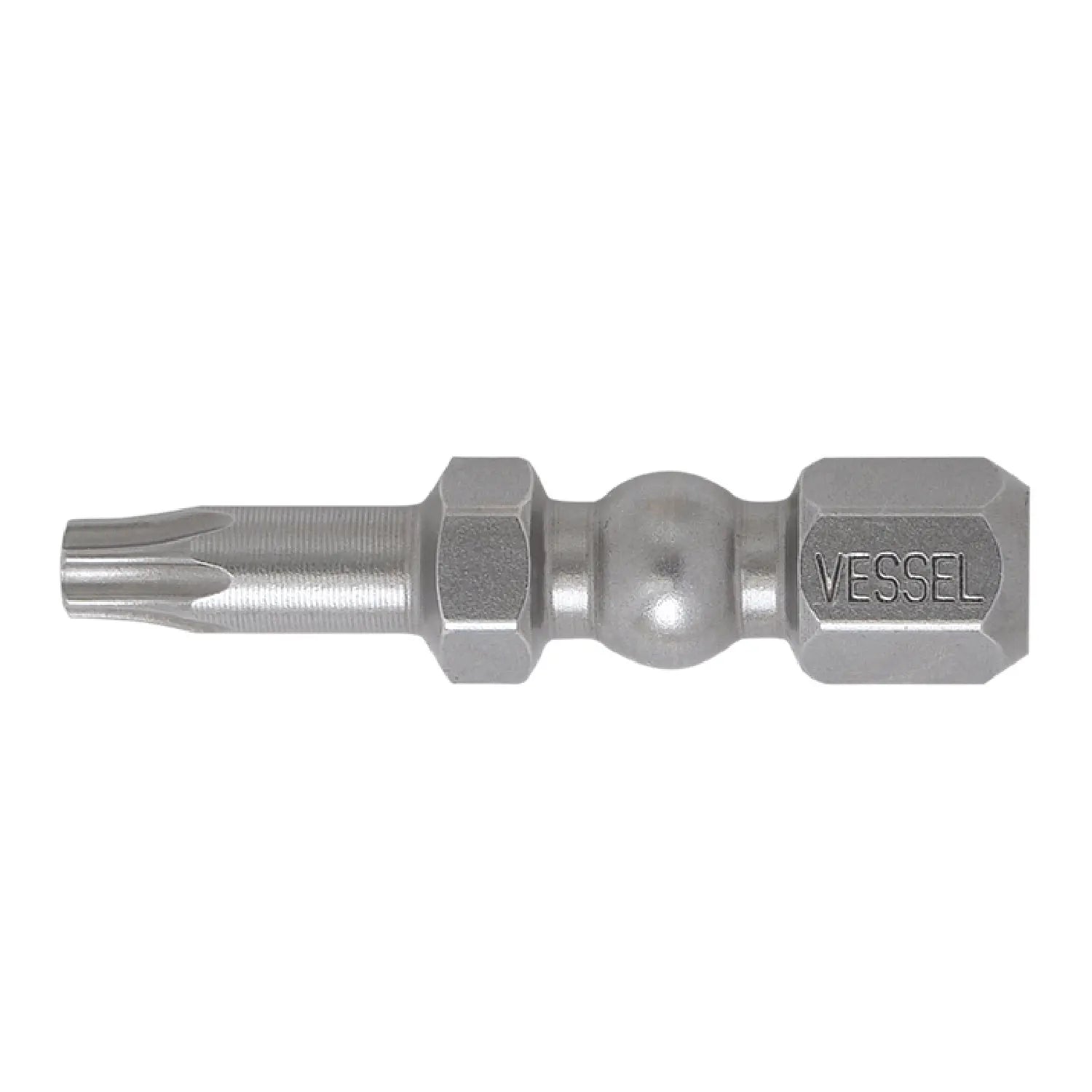 Vessel Tools Set of 25 Impact Ball Torsion Bit, T15 x 30mm - VL IBTX15 ...