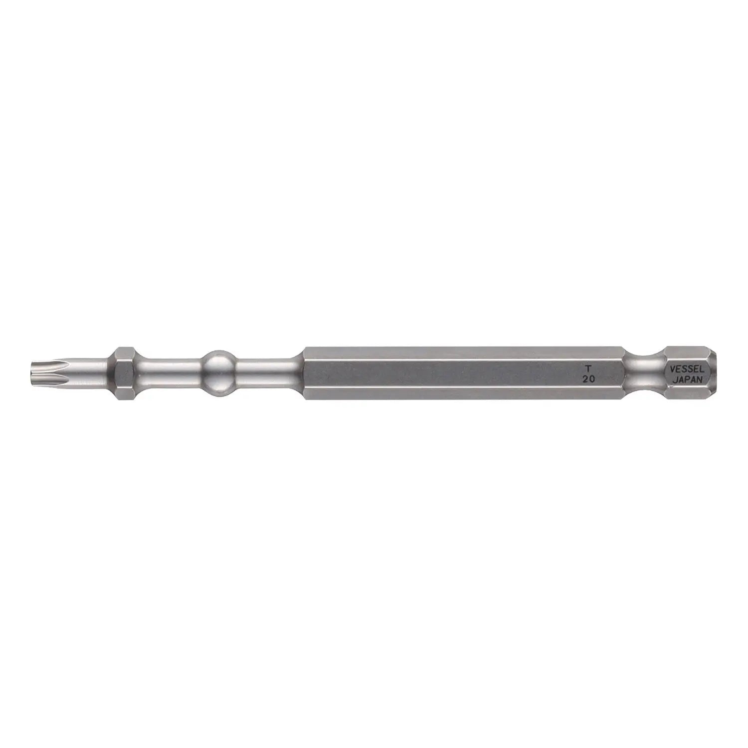 Vessel Tools Set of 10 Impact Ball Torsion Bit, T20 x 90mm - VL ...