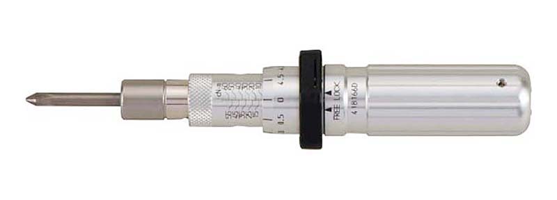 Tohnichi Rotary Slip and Adjustable Torque Driver for Fine Screws, 1/4 ...