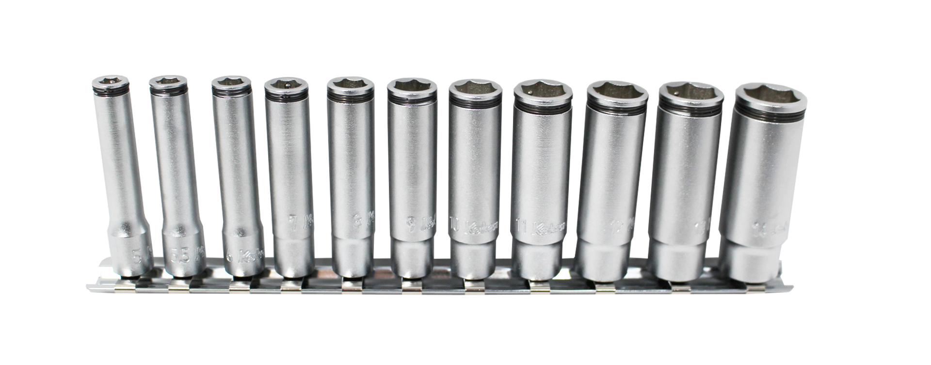 Ko-ken Tools 1/4 Sq. Dr. Deep NUT GRIP® Socket Set, 5-14mm - 11 pieces – Palmac Tools
