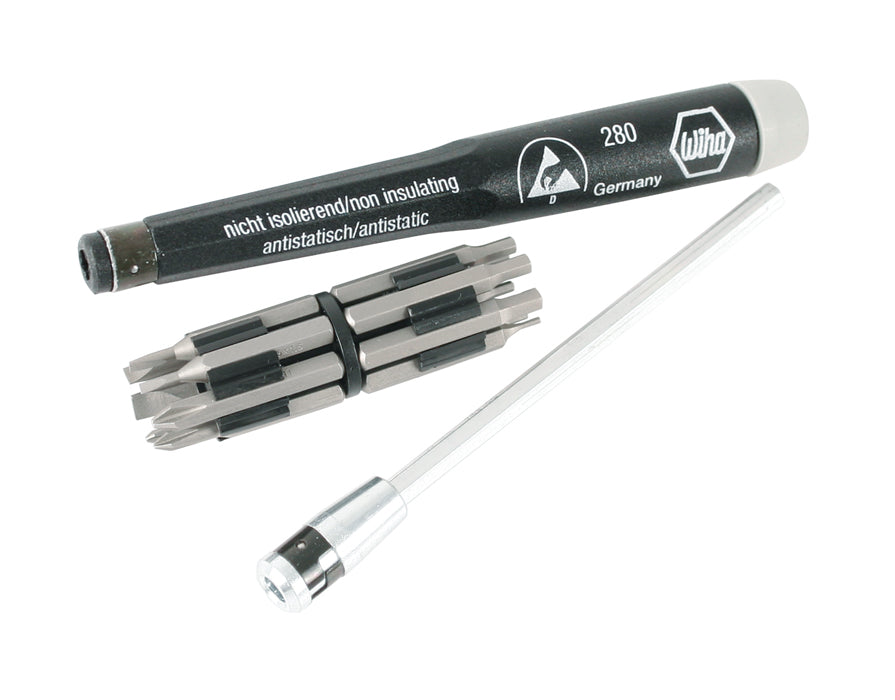 Wiha 75095, Sys 4 ESD Micro Bit Set Sl/PH Hex MM | Palmac Tool Company ...