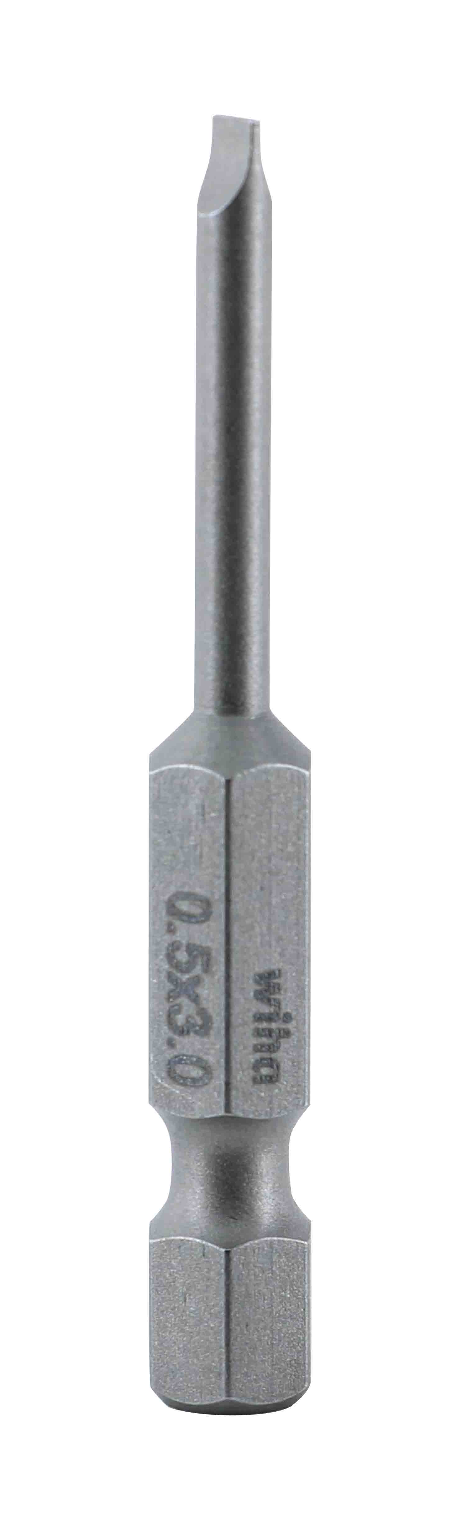 Wiha 74003, Slotted Power Bit 3.0 x 50mm | Palmac Tool Company – Palmac ...