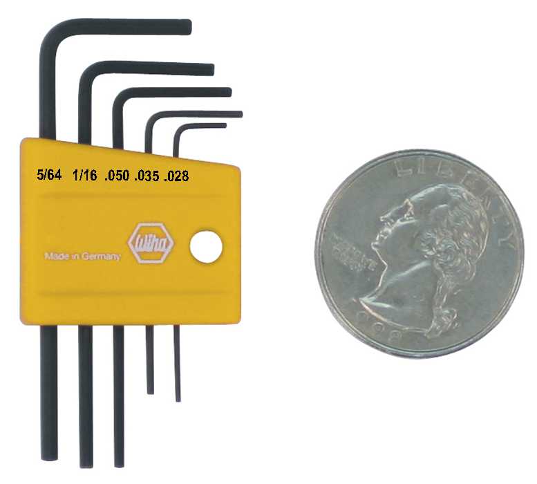 Wiha 35393, Mini Hex Inch L-Key Short Arm Set | Palmac Tool Company ...