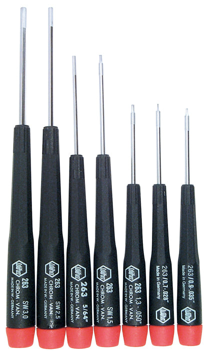 Wiha 26390, Precision Hex Metric Driver 7 Pc. Set | Palmac Tool Company ...