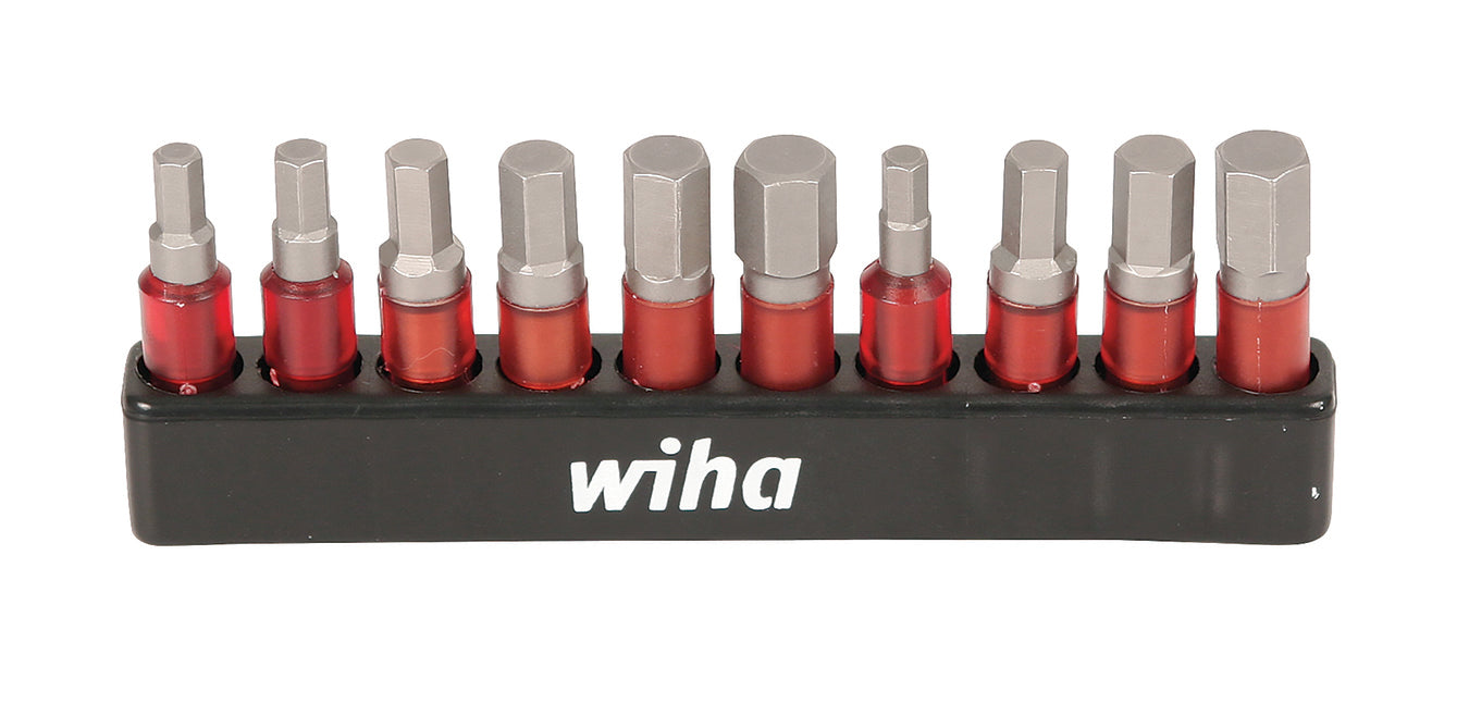 Wiha 76876, Impact Insert Hex Bit 10 Pc.Set | Palmac Tool Company ...