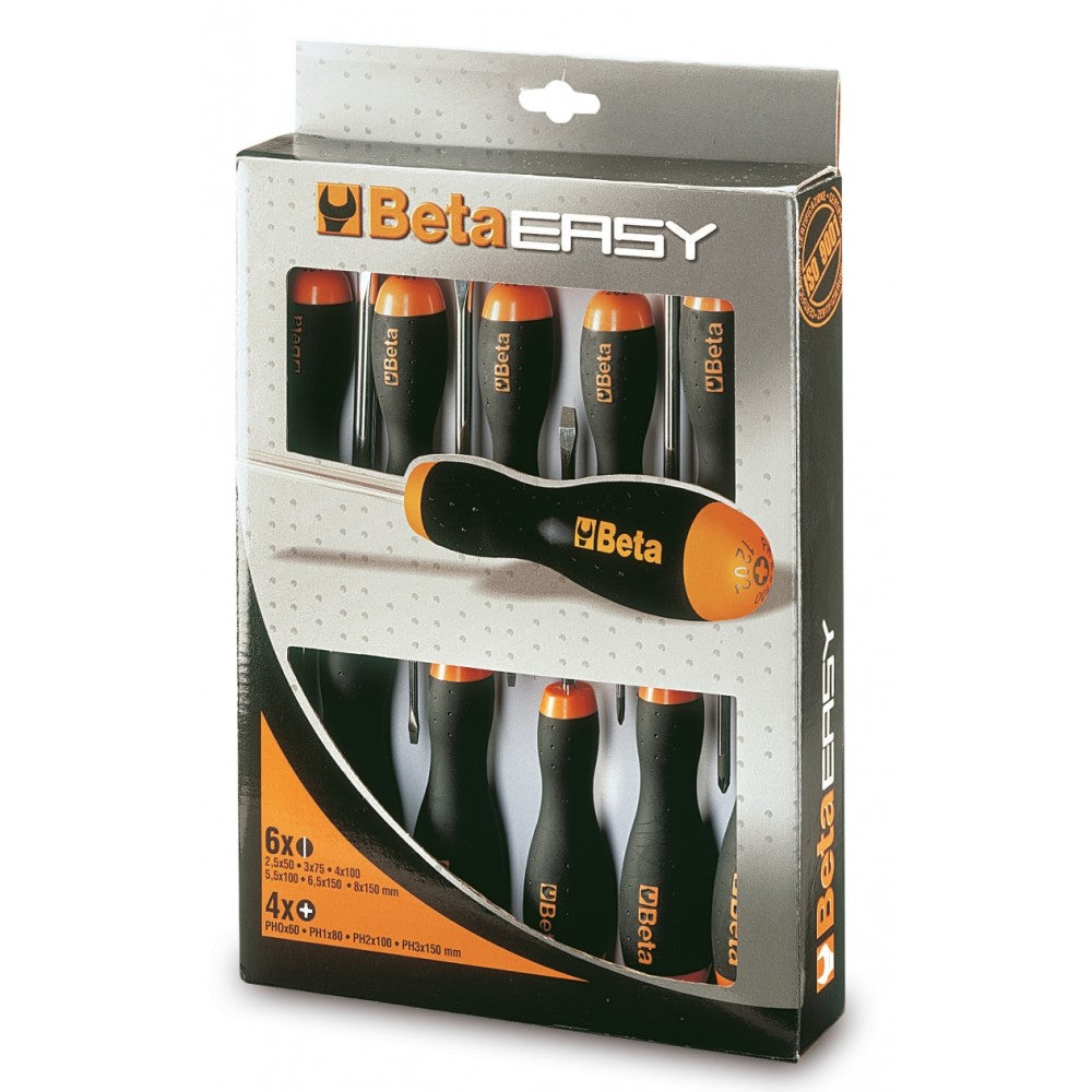 Beta Tools Set of 10 Screwdriver - 12630010 – Palmac Tools