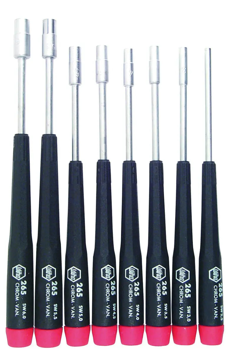 Wiha 26590, Precision Metric Nut Driver 8 Pc. Set | Palmac Tool Company ...