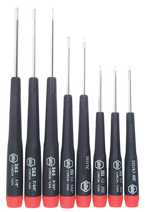 Wiha 26391, Precision Hex Inch Driver 8 Pc. Set | Palmac Tool Company ...
