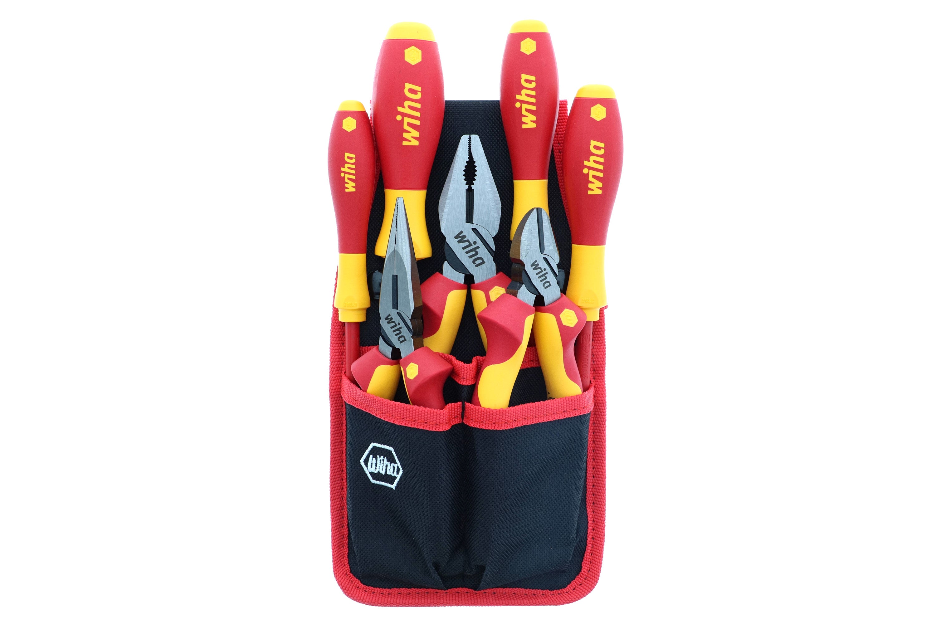 Wiha 32985, Insulated Industrial Pliers/Drivers Set | Palmac Tool ...
