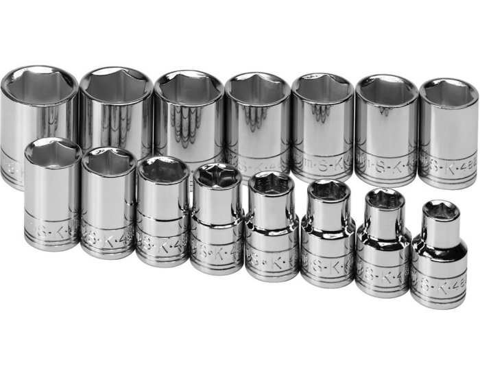 SK Tools - Set Socket 1/2dr Chrome Metric 15pc - 1955 | Palmac Tool ...