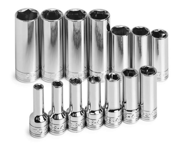 SK Tools - Set Socket 3/8dr Deep 6pt Metric 14pc - 1854 | Palmac Tool ...